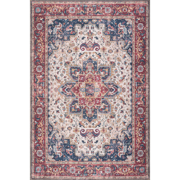 Latitude Vive Washable Rugs Loomx 1323 Persian Rugs | Wayfair.co.uk