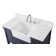 Red Barrel Studio® Kendia 42'' Inches Navy Blue Farmhouse Sink Bathroom ...