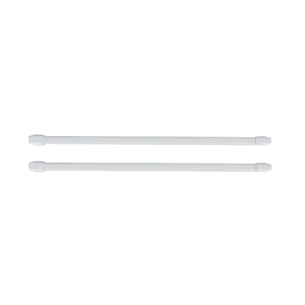 Evideco Café Rod Adjustable Flat Sash Curtain Single Rod & Reviews ...