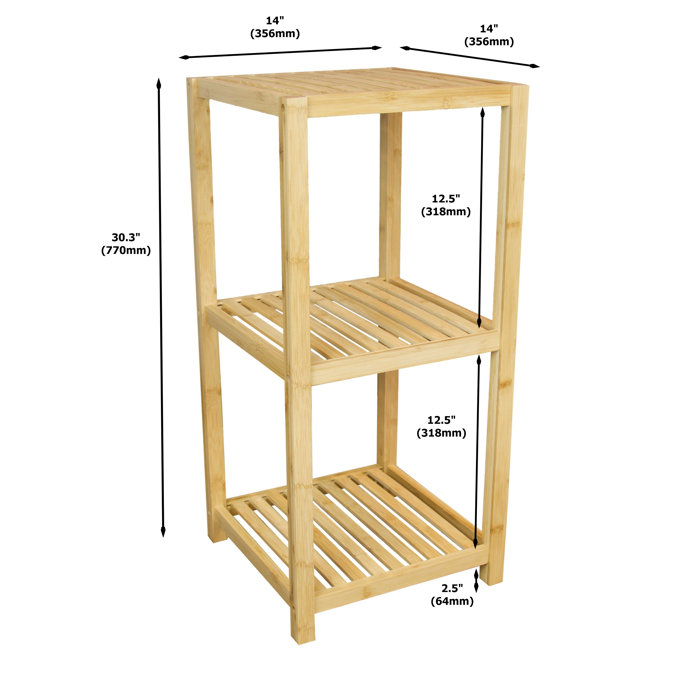 Highland Dunes Mayer 30.3" H x 14" W x 14" D Shelving Unit & Reviews ...