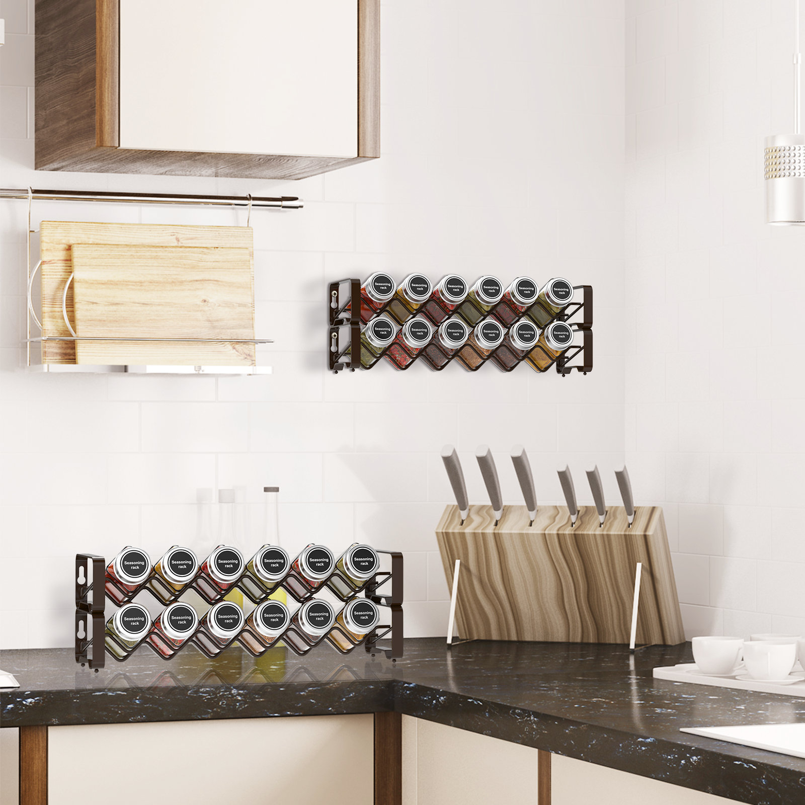 Prep & Savour Stackable 24 Jar Spice Jar & Rack Set | Wayfair