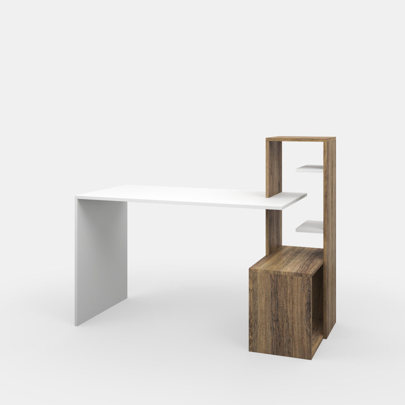 Latitude Run® Multiple Tier Modern Desk | Wayfair