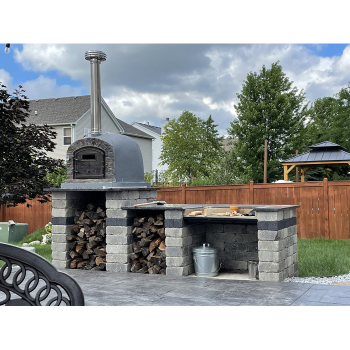 Authentic Pizza Ovens Ventura Stacked Stone Brick Pizza Oven | Wayfair