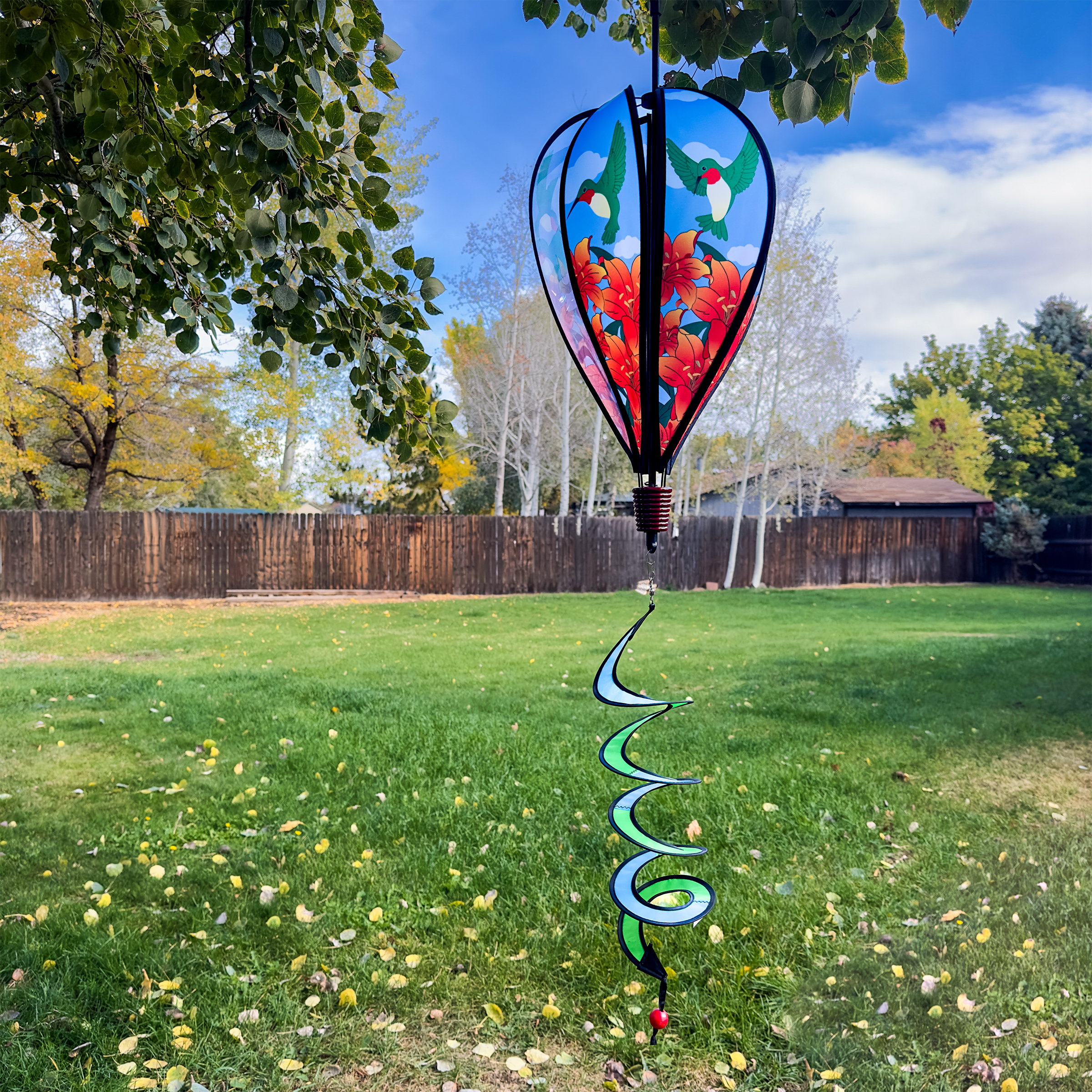 August Grove® Hummingbird Lily Hot Air Balloon | Wayfair