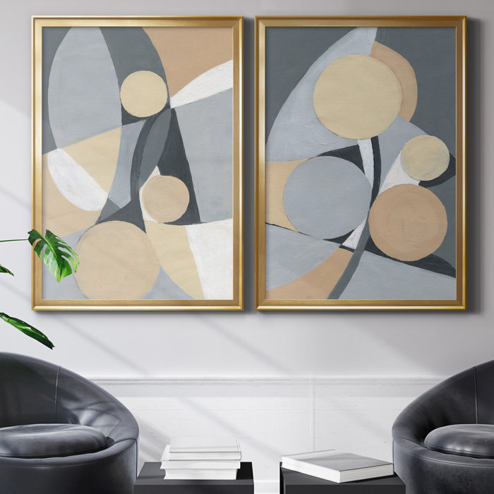 Ivy Bronx Millenium I - 2 Piece Print & Reviews | Wayfair