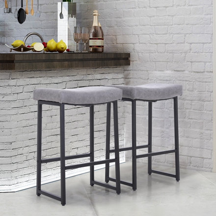 Wayfair | Backless Swivel Counter Height Bar Stools You'll Love in 2022
