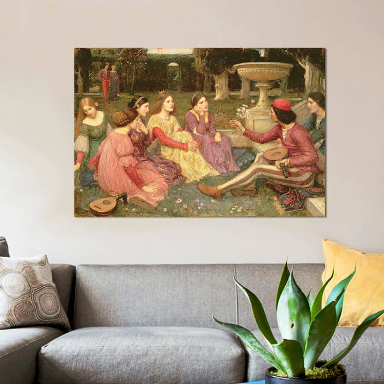 Vault W Artwork The Decameron, 1916 by John William Waterhouse ...