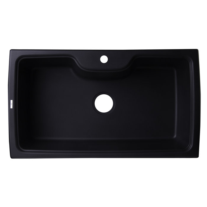 Alfi Brand 34.63" L x 19.67" WSingle Basin Drop-In Kitchen Sink ...