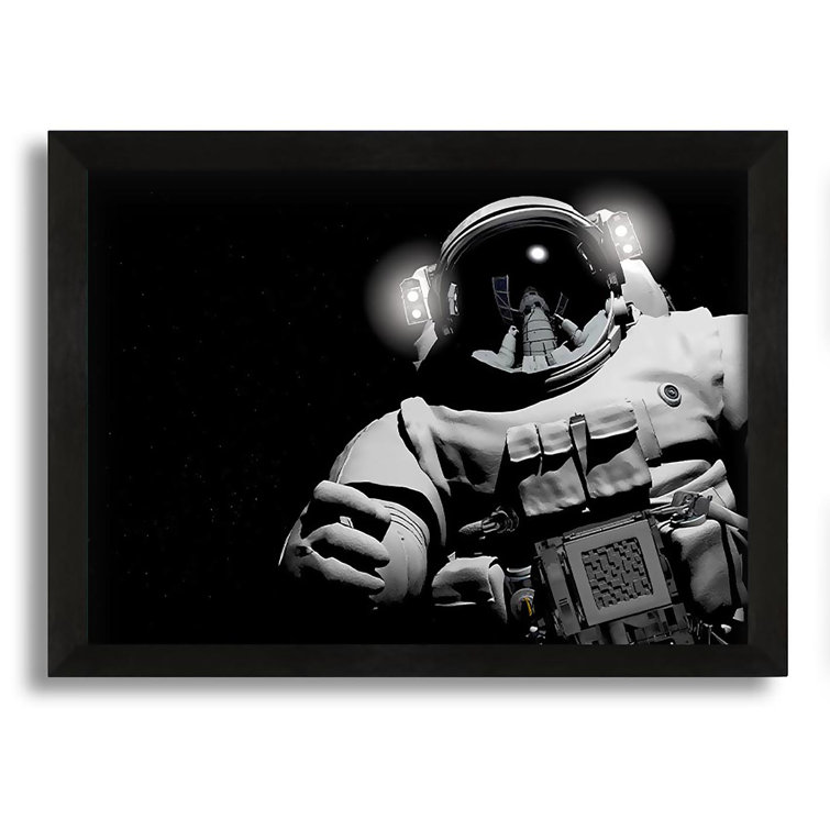 Latitude Run Spaceman - Picture Frame Graphic Art on Canvas | Wayfair.co.uk