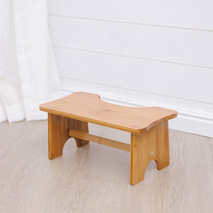 Lark Manor 6.69" Wood Lightweight Step Stool & Reviews | Wayfair