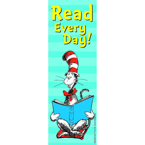 Eureka Classroom 15 Piece Cat in The Hat Large Bulletin Board Cut Out ...