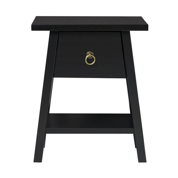 Corrigan Studio Krystynn Solid Wood Bedside Table | Wayfair.co.uk