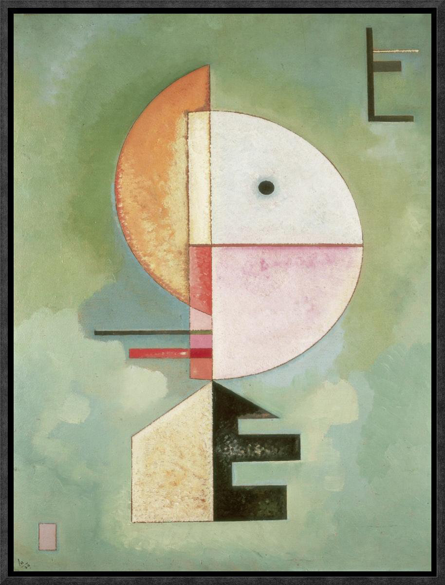 Vault W Artwork Upward by Wassily Kandinsky - Print on Canvas | Wayfair