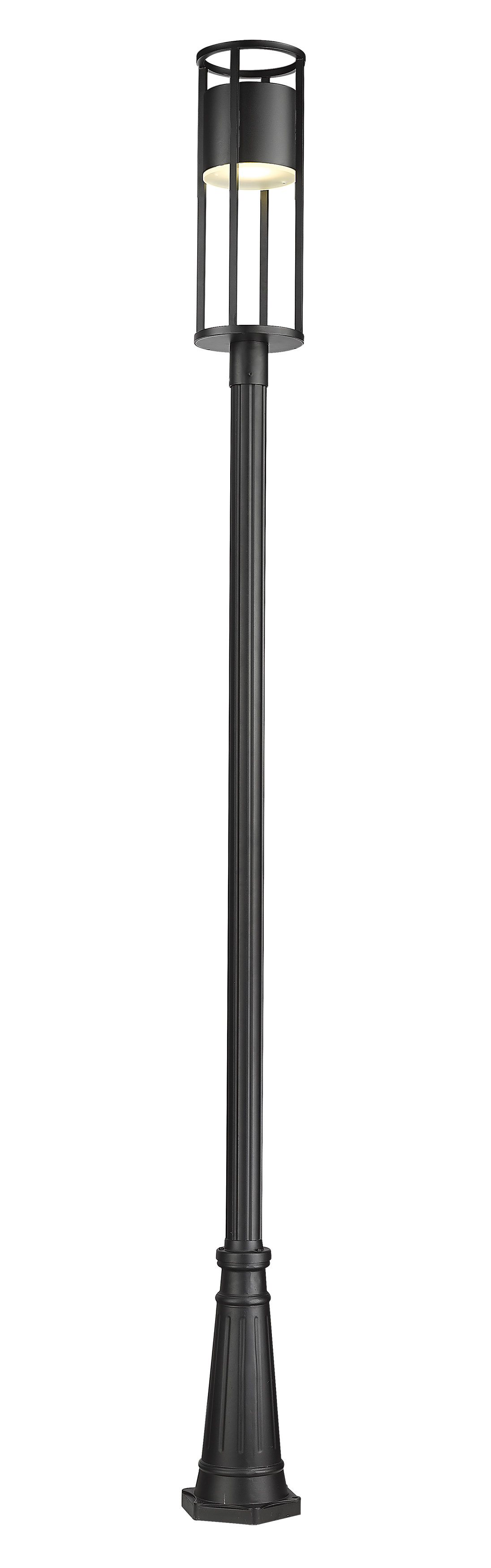 17 Stories Durer Frosted Lamp Post (Full) | Wayfair