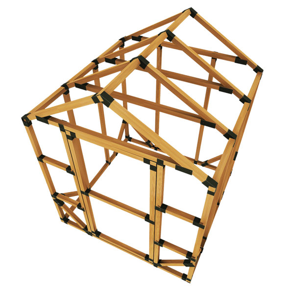 E-Z Frames 6' W X 6' D Greenhouse Kit | Wayfair