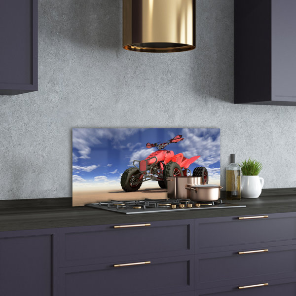 Ebern Designs Splashback - Backsplash - Cooker Hob Wall Splashback ...