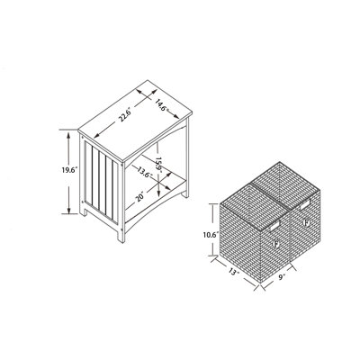 Highland Dunes Mak Wood Storage Bench & Reviews | Wayfair