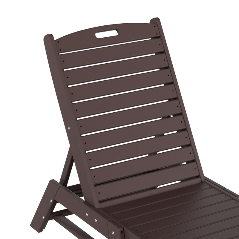 Lark Manor Alfea Outdoor HDPE Chaise Lounge | Wayfair