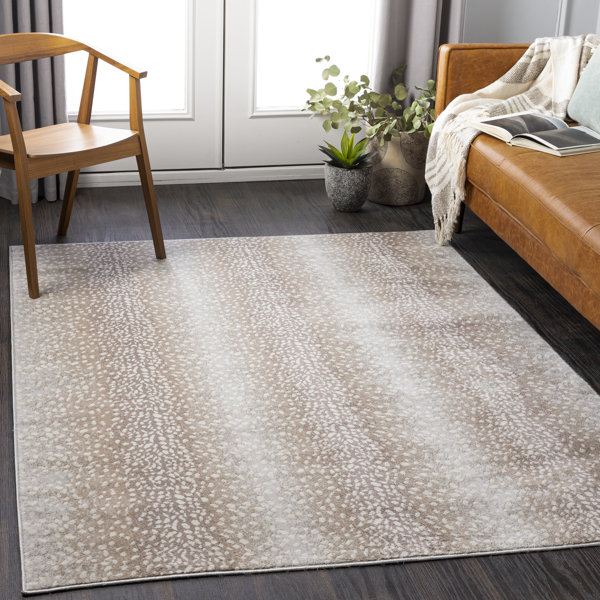 Mercer41 Angelick Camel/Light Gray Area Rug & Reviews | Wayfair