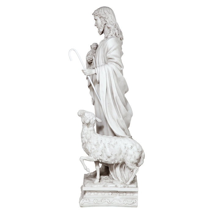 Design Toscano Jesus The Good Shepherd Garden Statue & Reviews | Wayfair