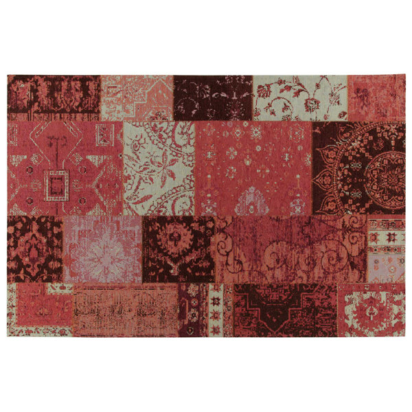 Latitude Vive Askegard 150 X 80 Red/Taupe Area Rug | Wayfair.co.uk