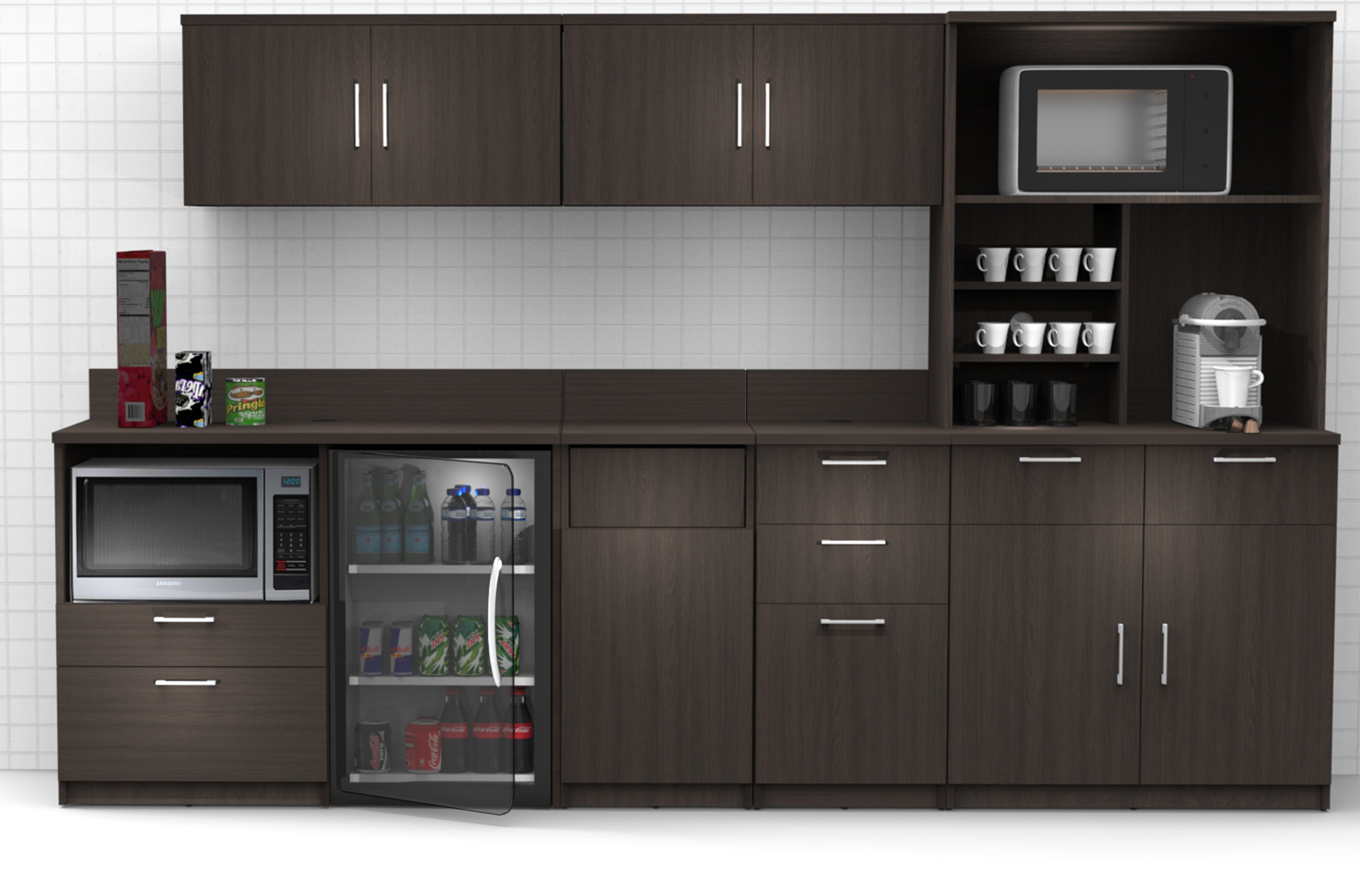 Breaktime Buffet Sideboard Kitchen Break Room Lunch Coffee Kitchenette ...