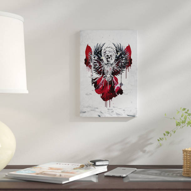 The Holiday Aisle® Flaxville Erotica Skull Morphing Women Body Skull ...