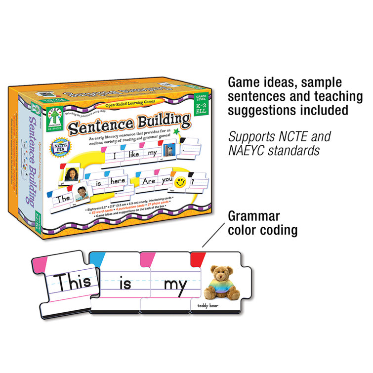 Carson Dellosa Publications Sentence Building Flash Cards & Reviews ...