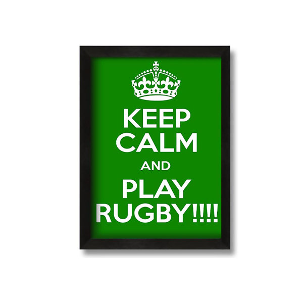 Rugby Action Poster | Wayfair.co.uk