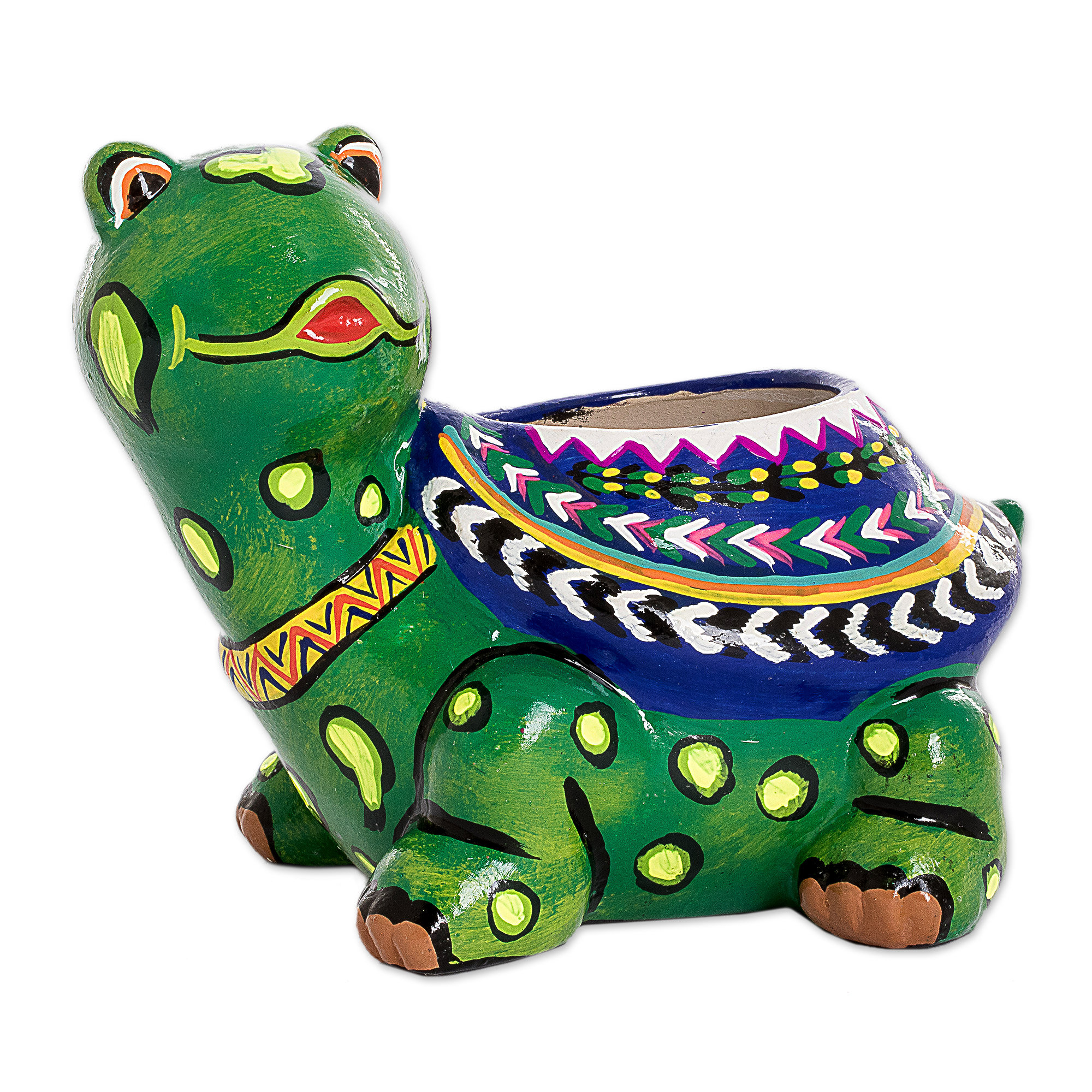 Bungalow Rose Kaprisha Handmade Ceramic Statue Planter | Wayfair