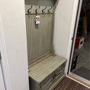 Longshore Tides Kinley 37.5'' Wide Solid Wood Hall Tree with Bench and ...