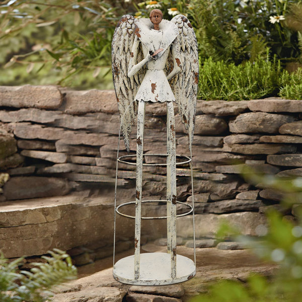 Trinx Indoor Outdoor Yard Lawn Angel Statue | Wayfair