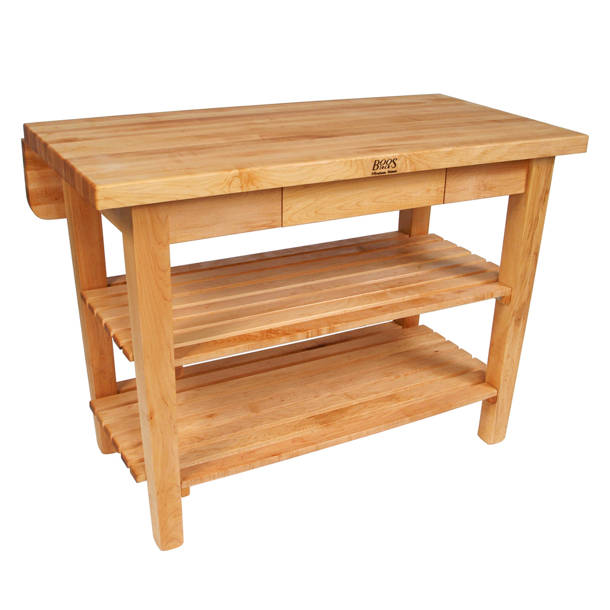John Boos BoosBlock® Prep Table with Butcher Block Top & Reviews | Wayfair