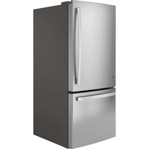 GE Appliances Energy Star 30" Bottom Freezer 21.0 cu. ft. Refrigerator ...