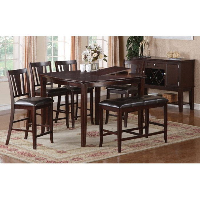 A&J Homes Studio Melisa 6 - Piece Extendable Dining Set | Wayfair