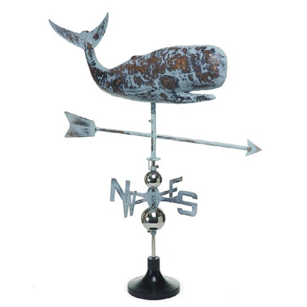 Highland Dunes Pitts Whale Weathervane | Wayfair