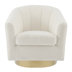 Willa Arlo Interiors Lori Upholstered Swivel Armchair & Reviews | Wayfair