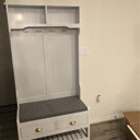 Red Barrel Studio® Modern Hall Tree with Bench and Shoe Storage ...