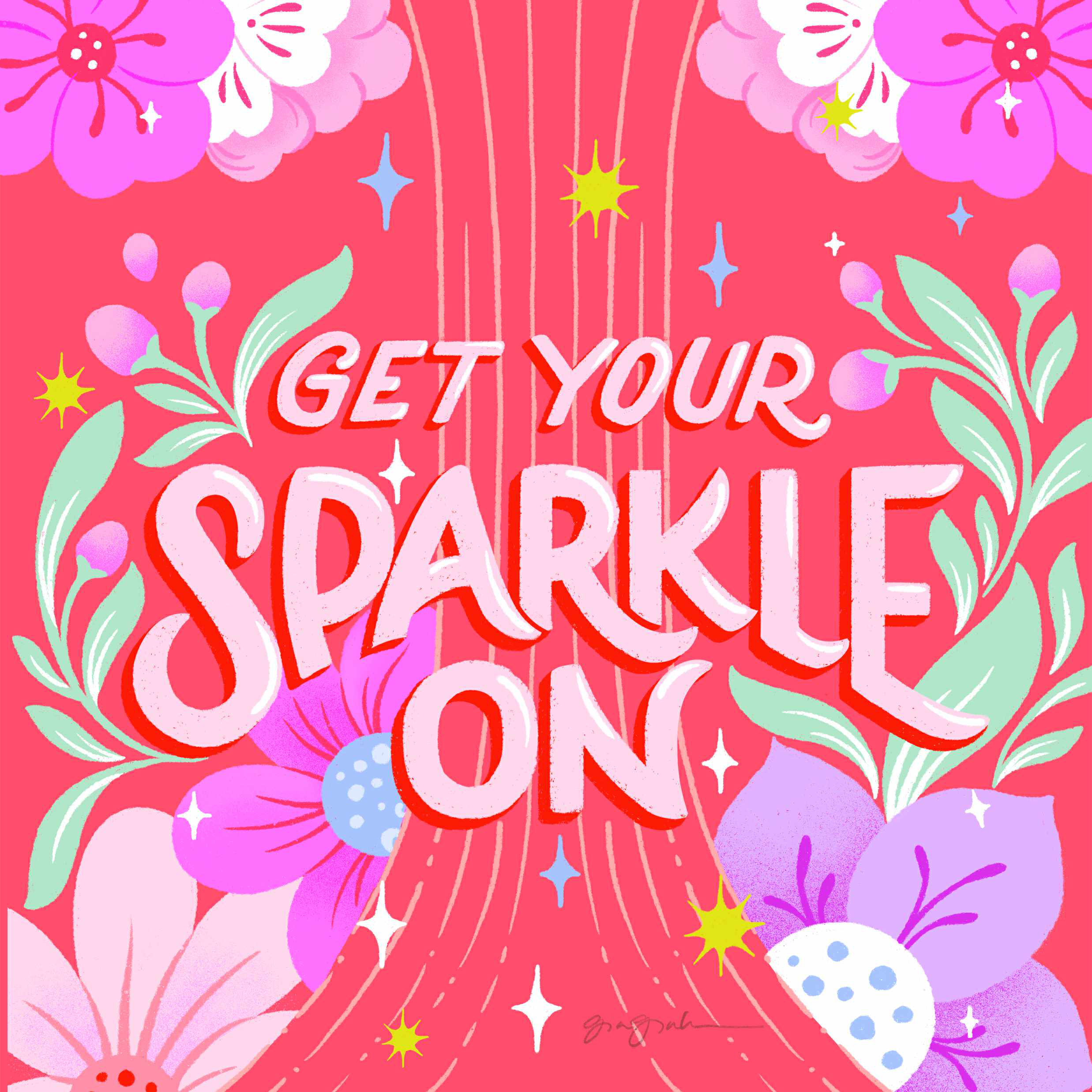 Isabelle & Max™ Sparkle I by Gia Graham - Wrapped Canvas Textual Art ...