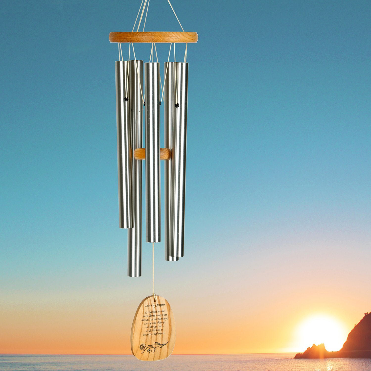 Woodstock Chimes Reflections™ - Serenity Prayer Wind Chime | Wayfair