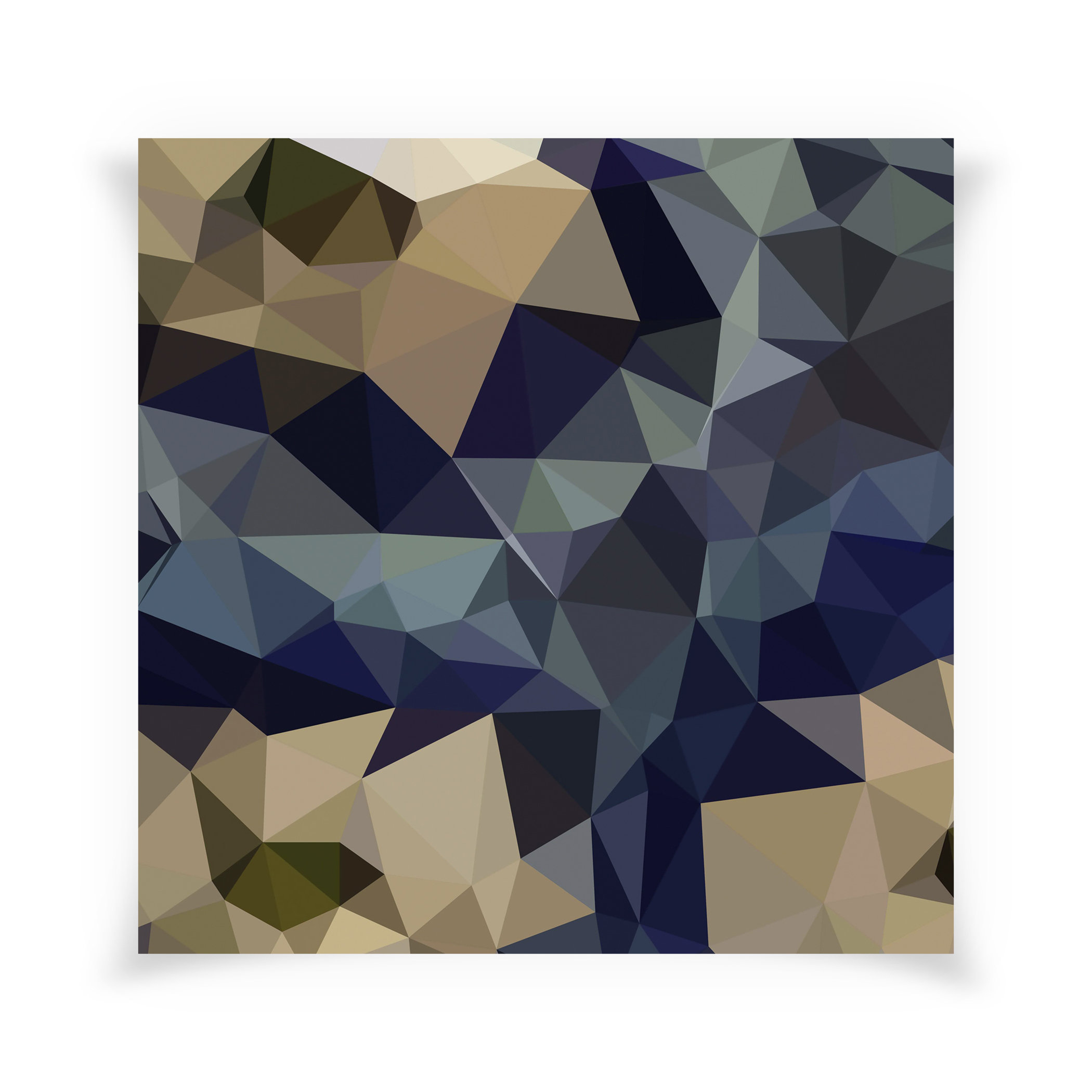 Wrought Studio Polygons 3 Polygons 3 Wall Art - Print | Wayfair