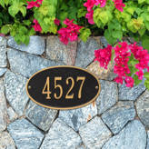 Montague Metal Products Cambridge 1-Line Wall Address Plaque & Reviews ...
