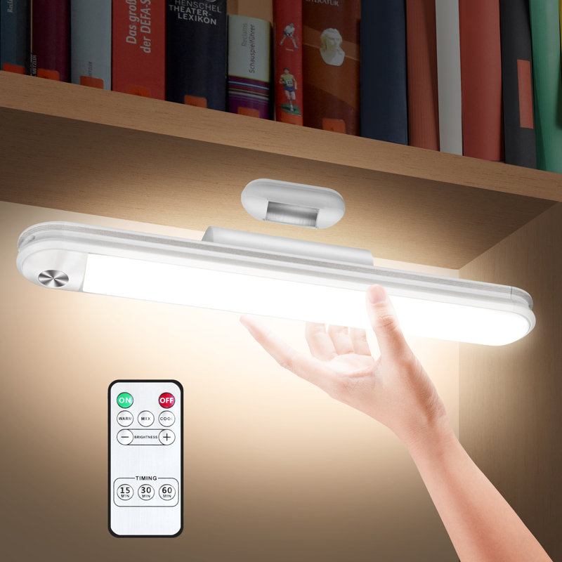 Orren Ellis Magnetic Light LED Rechargeable Long Lasting Under Cabinet ...
