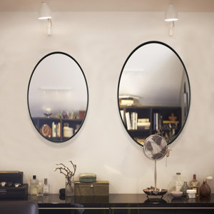 Ivy Bronx Morelock Oval Metal Wall Mirror & Reviews | Wayfair
