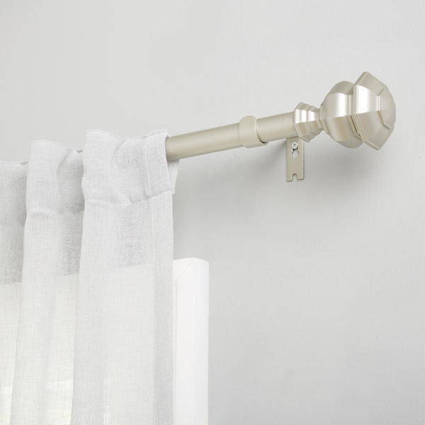 Lauren Ralph Lauren Welford 1" Window Curtain Rod and Finial Set ...