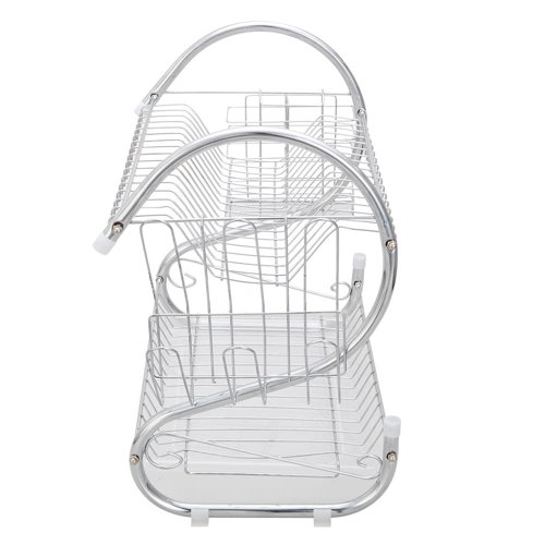Winado 2 Tier Drying Stainless Steel Disk Rack & Reviews | Wayfair