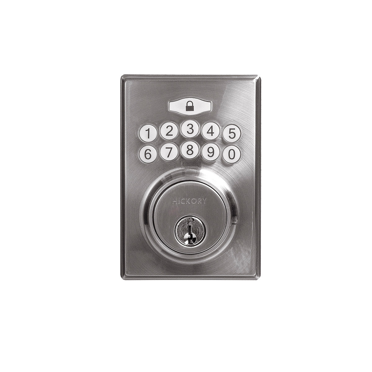HickoryHardware Securemote Keyless Electronic Deadbolt with Bluetooth ...