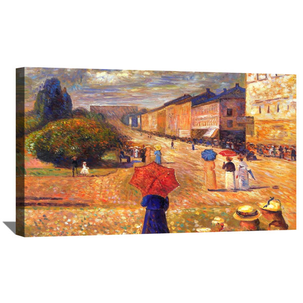 Vault W Artwork Spring Day On Karl Johan Street by Edvard Munch ...