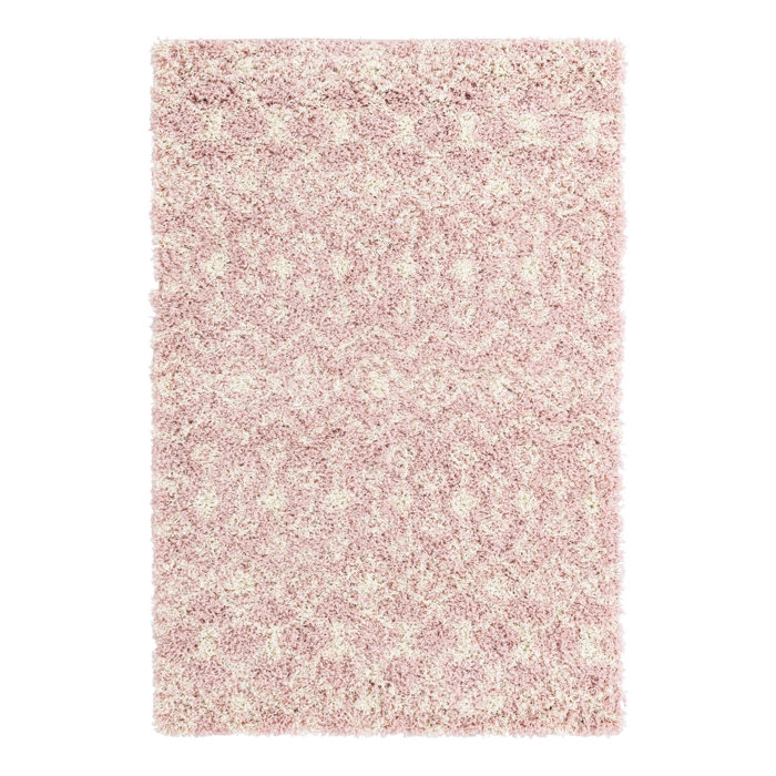 Langley Street Griego Performance Light Pink Rug & Reviews | Wayfair