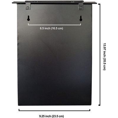 NACH Emily Post Industrial Style Wall Mounted Mailbox & Reviews ...